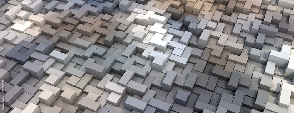 A beautiful 3d illustration with colorful background for presentation ...