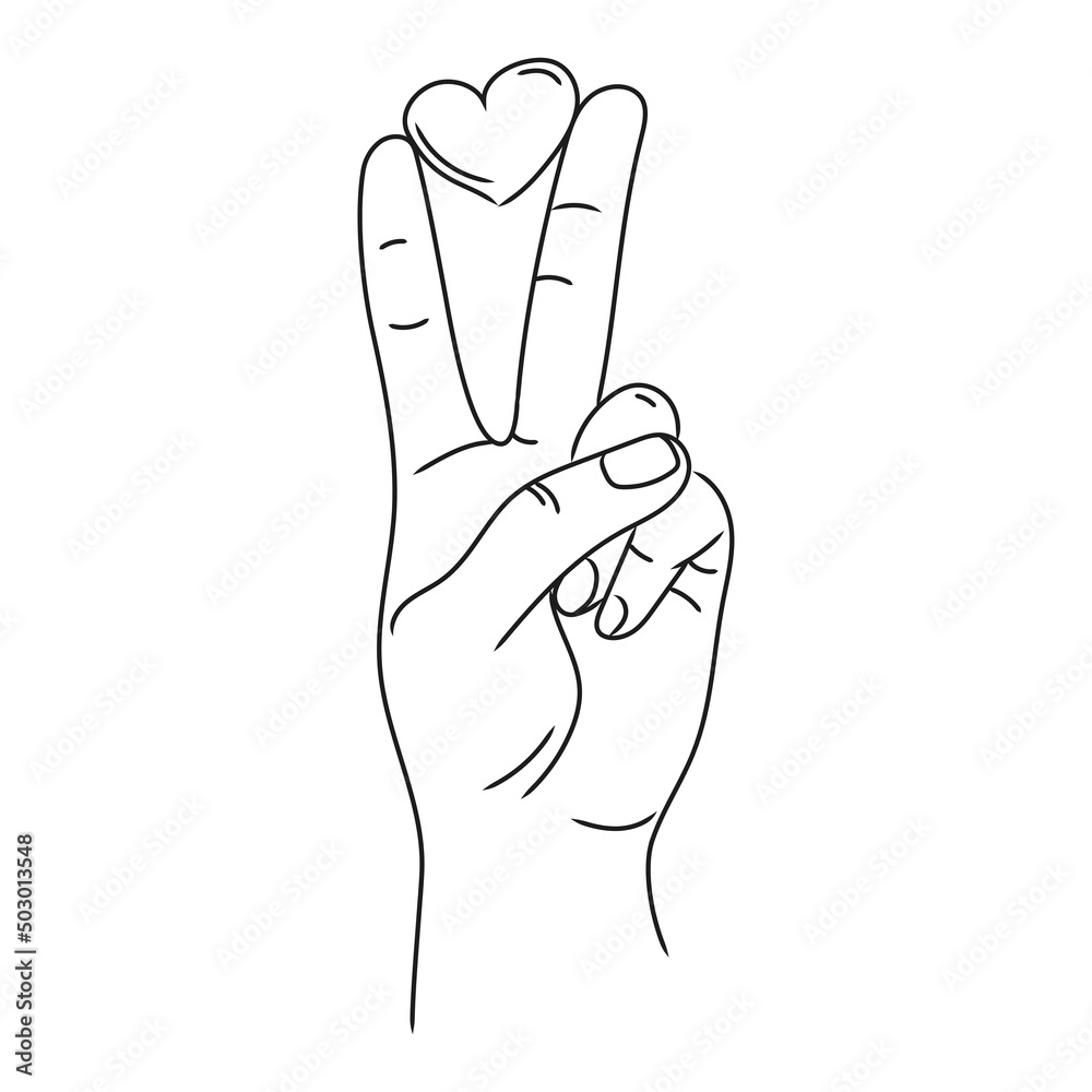 Line art peace sign, great design for any purpose, vector illustration ...