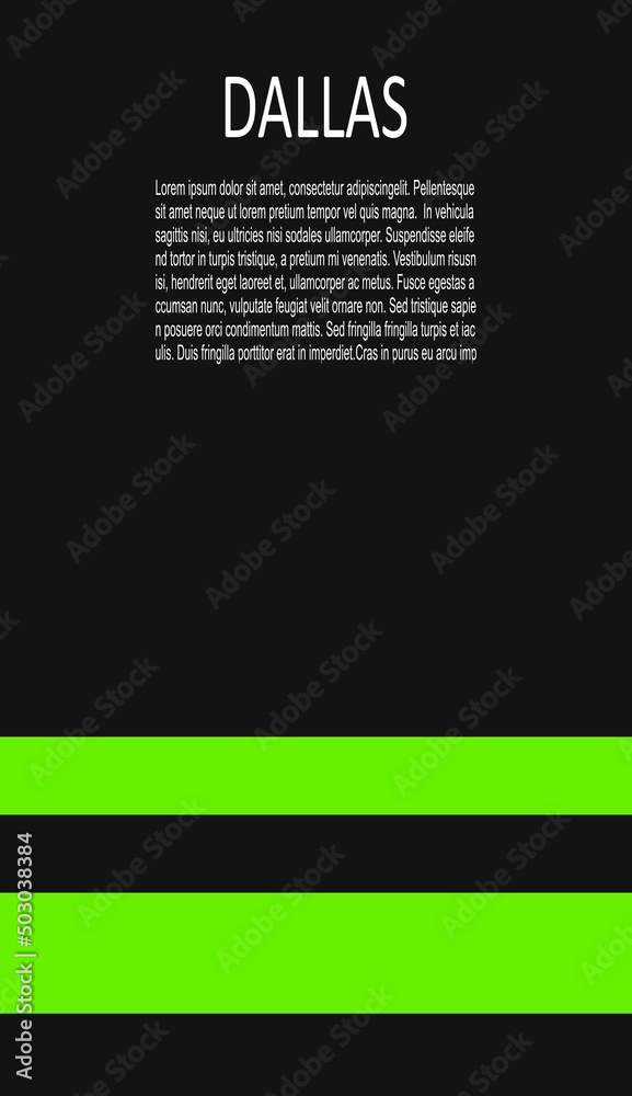 Dallas Stars ice hockey team uniform colors. Template for presentation ...