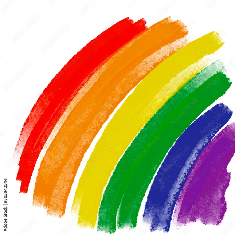 Minimalistic design with color gradients. Rainbow shades palette ...