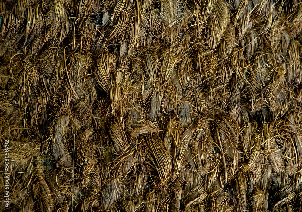 coconut coir net, made from woven coconut coir rope, recycled coconut ...