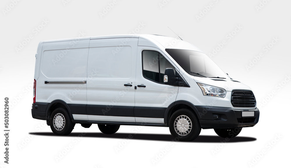 Ford Transit van, isolated on white background, 6 June 2016 ...