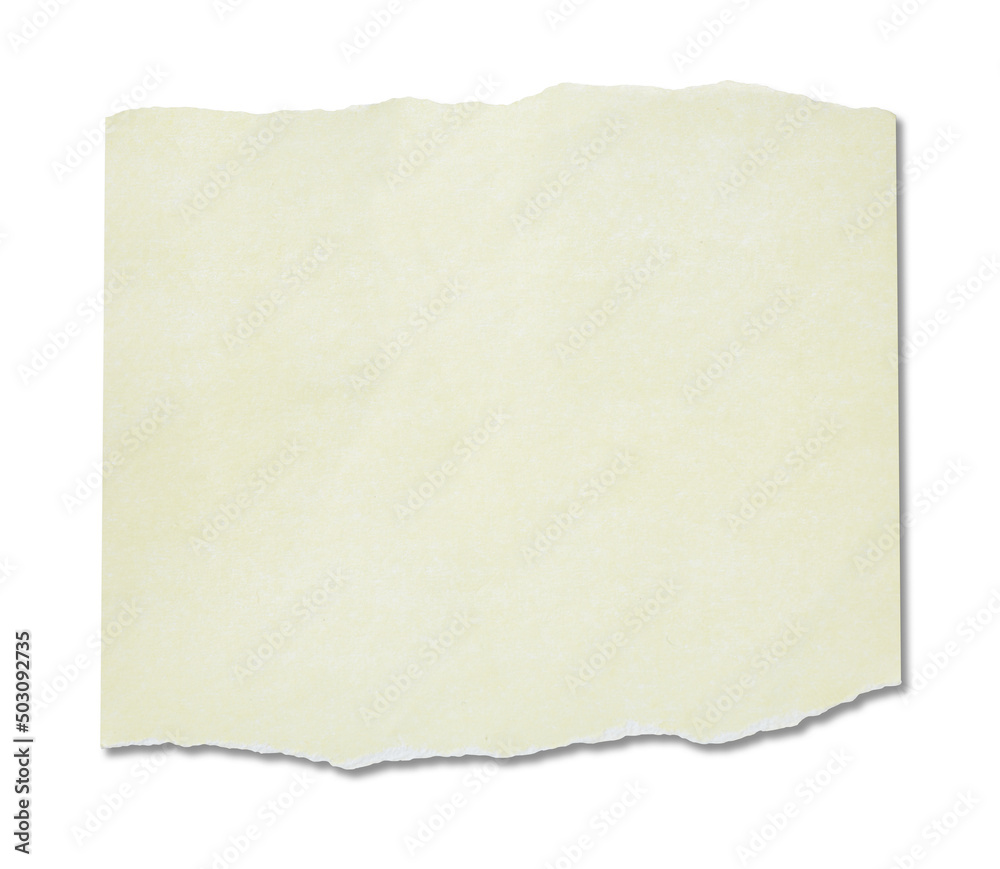 note paper blank sign tag label background ripped torn pad message ...