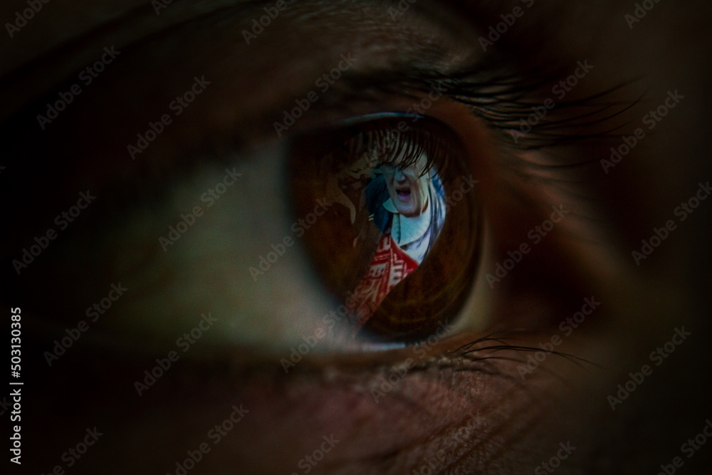 Eye Reflection Photography