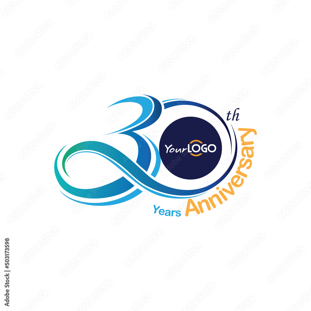 30 years Logo vector template eps for your company, industry purpose ...