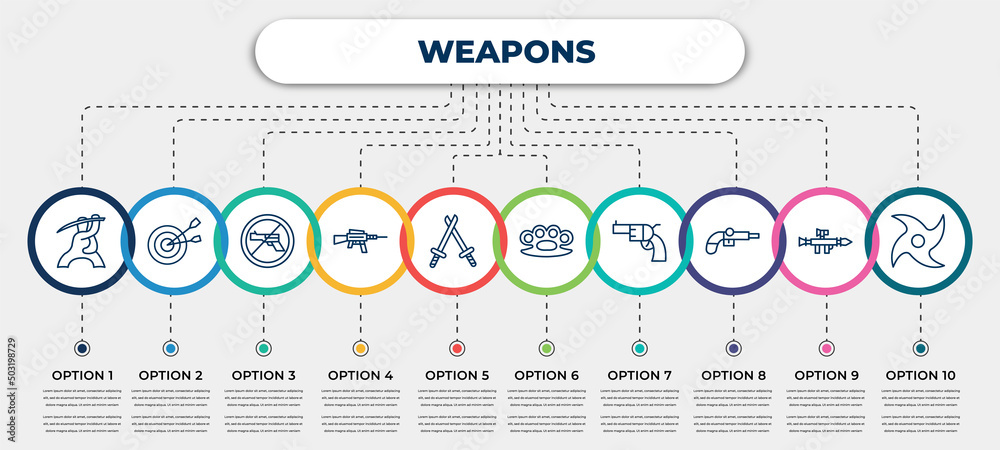 vector infographic template with icons and 10 options or steps ...