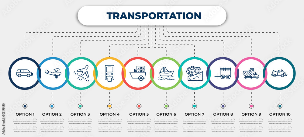 vector infographic template with icons and 10 options or steps ...