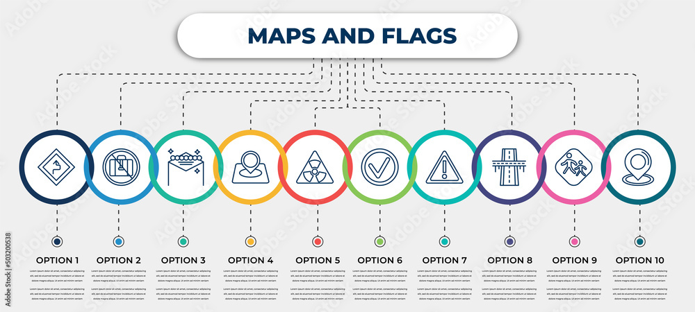 vector infographic template with icons and 10 options or steps ...
