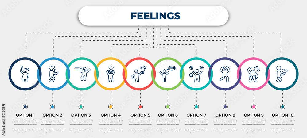 vector infographic template with icons and 10 options or steps ...