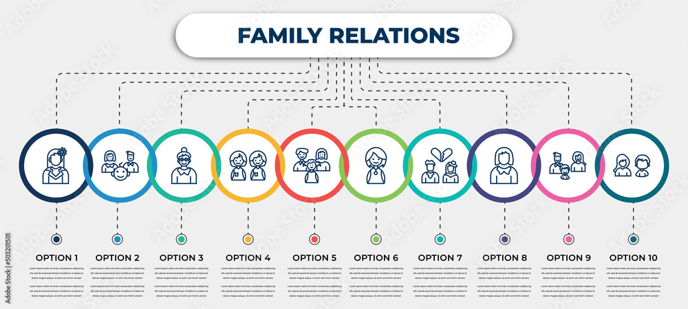 vector infographic template with icons and 10 options or steps ...
