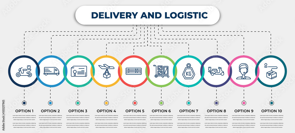 vector infographic template with icons and 10 options or steps ...