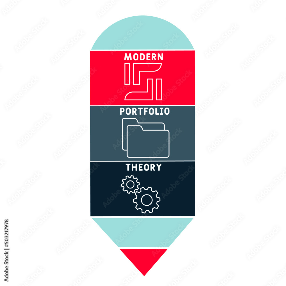 MPT - Modern Portfolio Theory acronym. business concept background ...