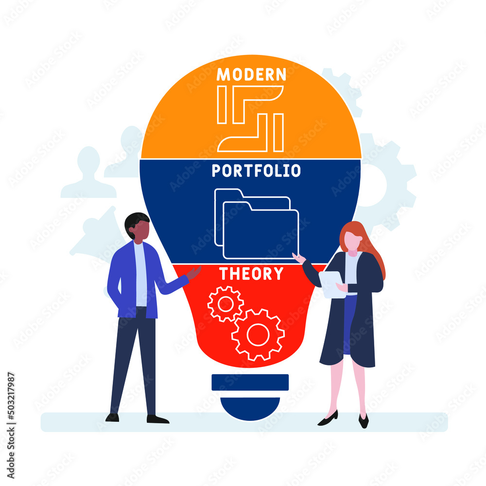 MPT - Modern Portfolio Theory acronym. business concept background ...
