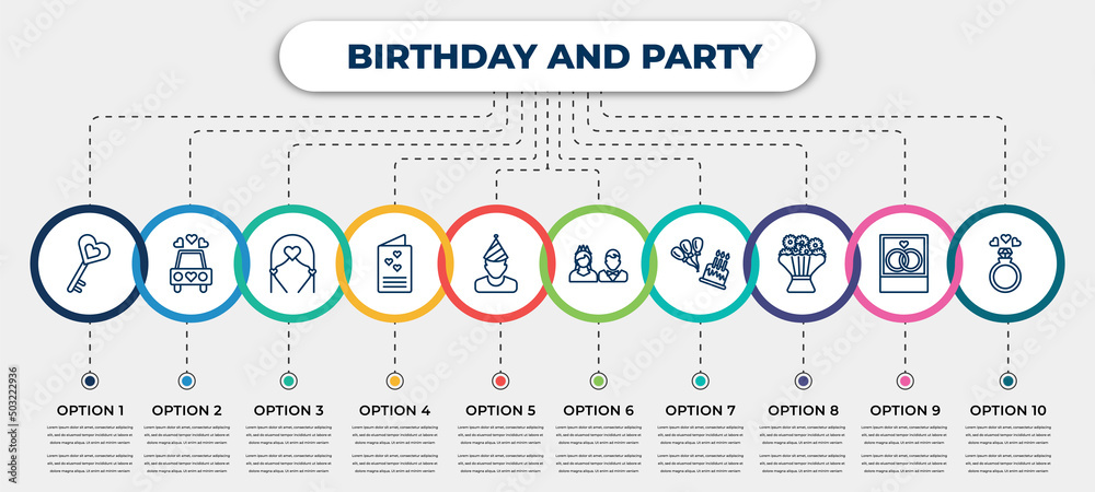 vector infographic template with icons and 10 options or steps ...