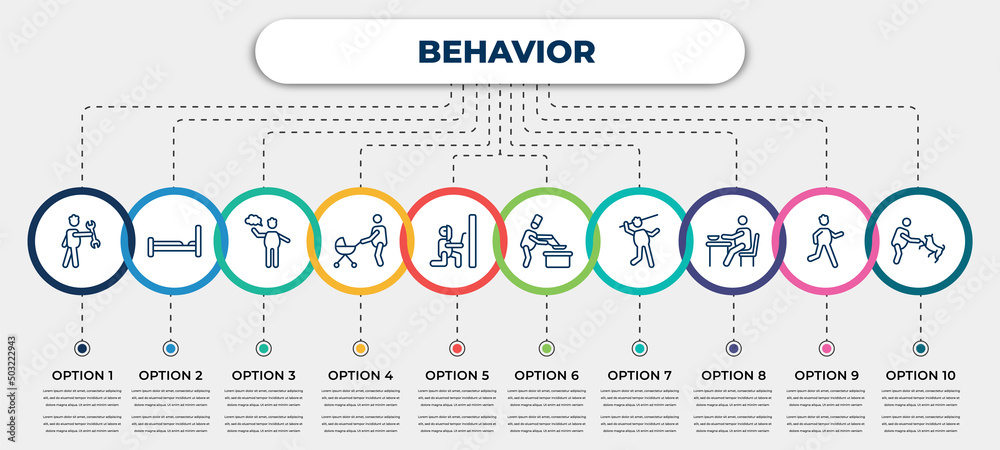 vector infographic template with icons and 10 options or steps ...