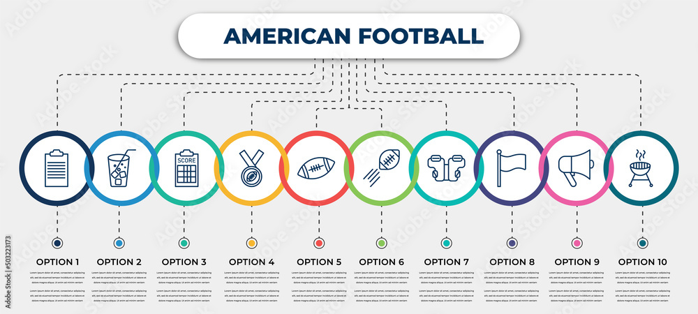 vector infographic template with icons and 10 options or steps ...