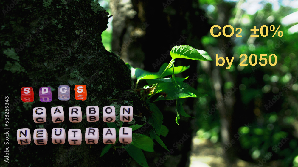 concept sdgs carbon neutral Stock Photo | Adobe Stock