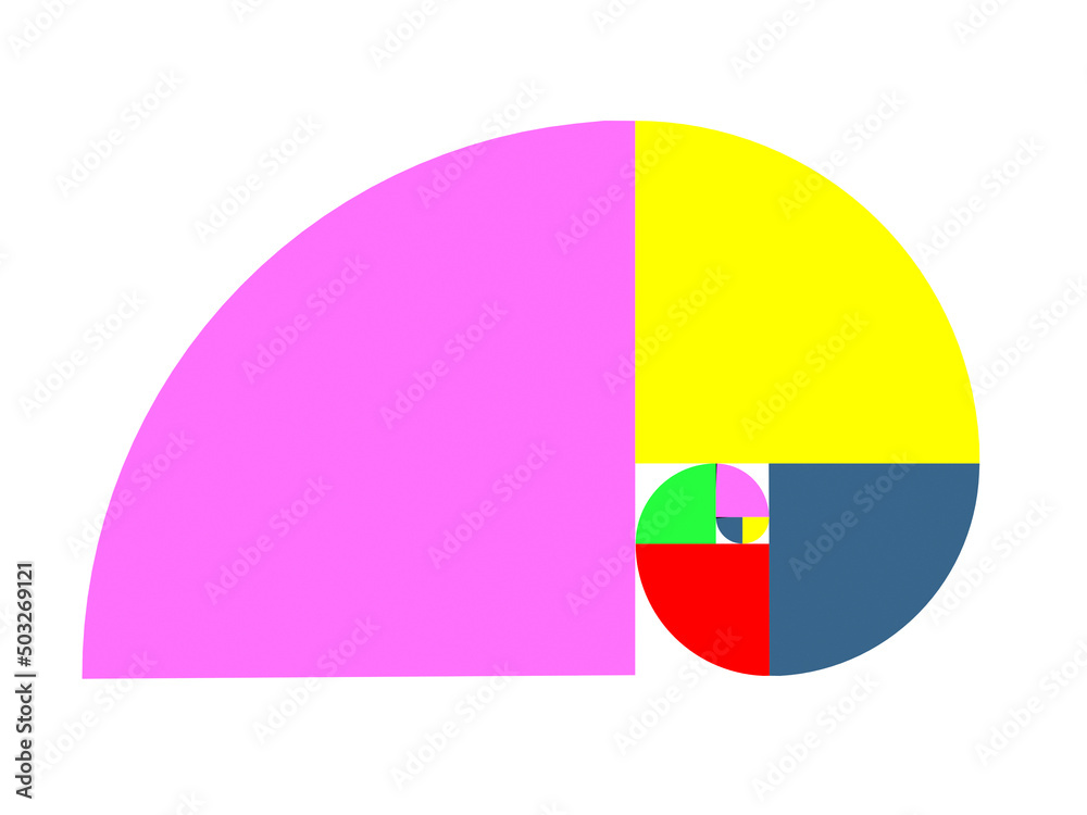 Fibonacci sequence Stock Illustration | Adobe Stock