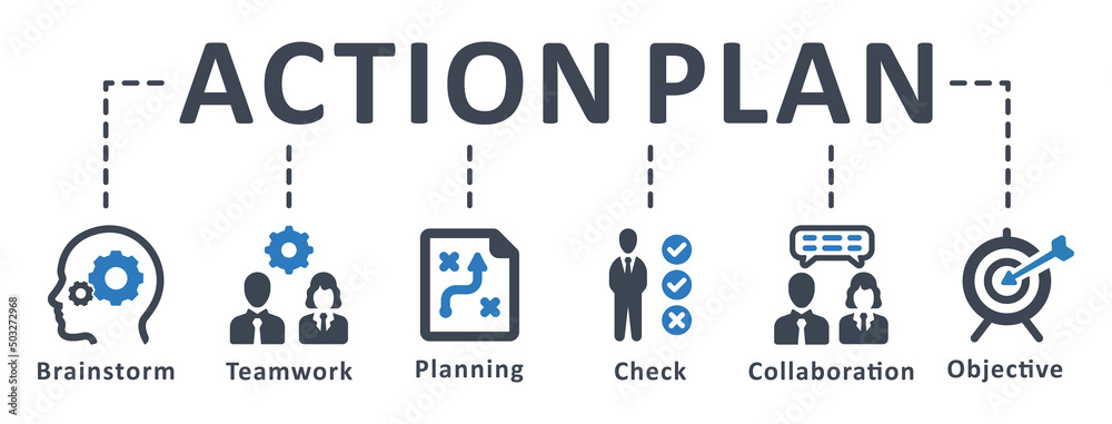 Action Plan icon - vector illustration . planning, strategy, plan ...