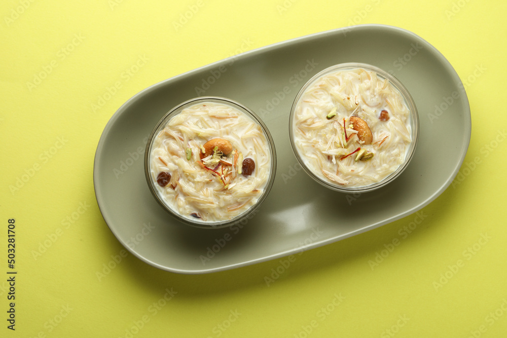 Semiya payasam or shewai or sewai Khir or seviyan Kheer is a Indian ...