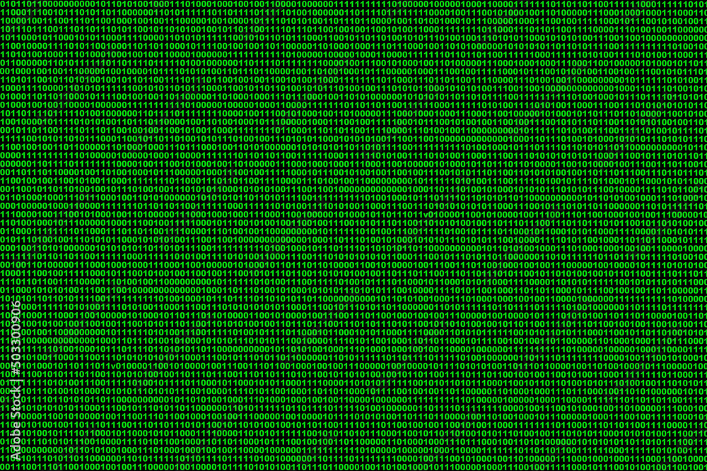 Hacker. Background design formed with the binary system of 0 and 1 ...