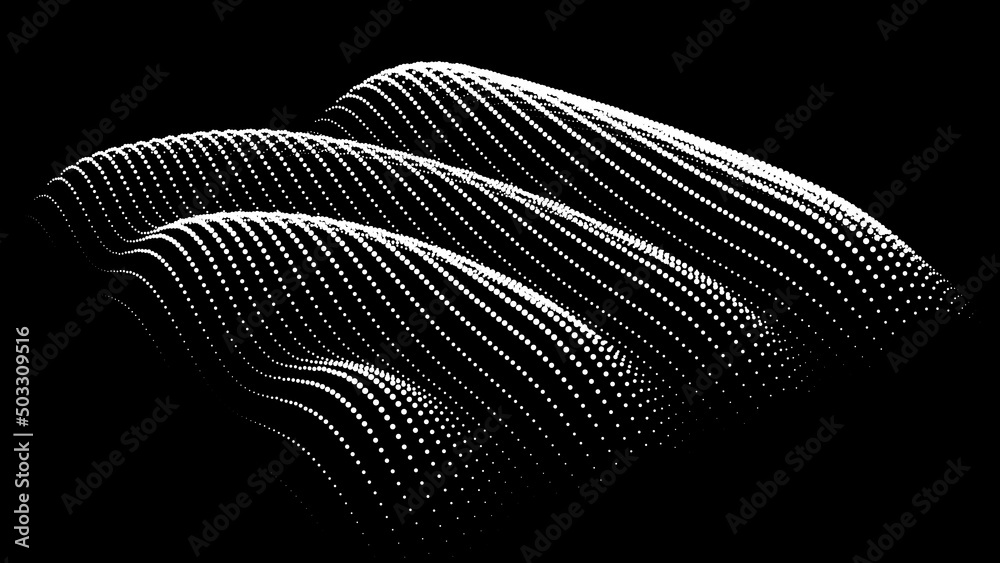 Sinusoidal formula distortion sine wave and waveform. Graph of a 3d ...