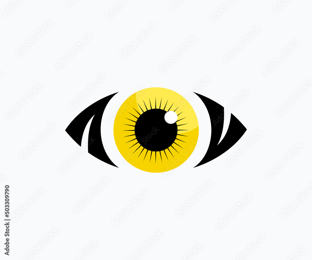 Creative Care Eye Concept Logo Design Template. Eye Care Logo Design ...