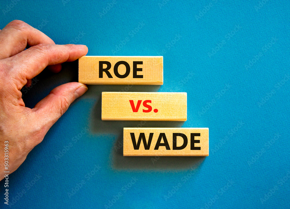 Abortion process Roe versus Wade symbol. Concept words Roe versus Wade ...