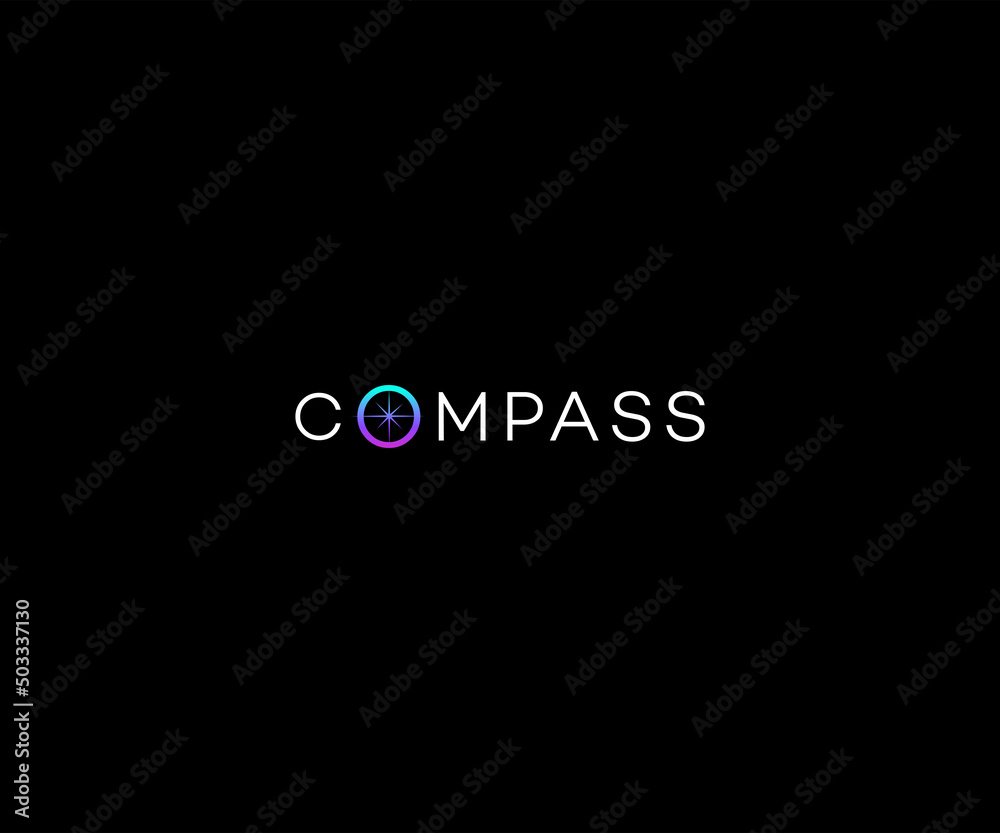 Compass Logo Design vector Template Stock Vector | Adobe Stock