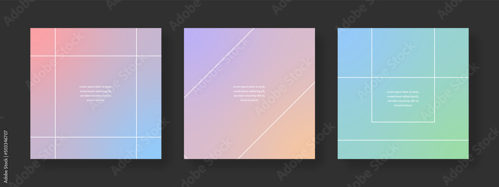 Minimalist gradient background with straight line art, clean and simple ...