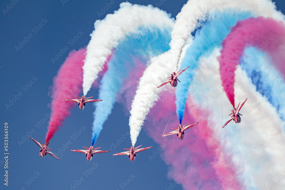RAF Fairford, Gloucestershire, UK - July 13, 2014: Royal Air Force (RAF ...
