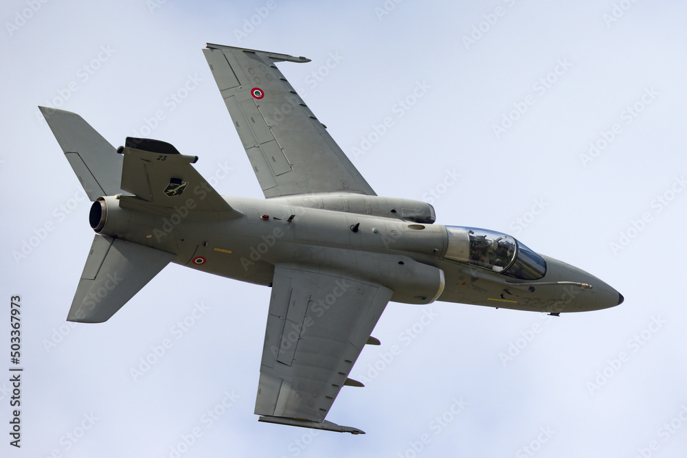 RAF Fairford, Gloucestershire, UK - July 14, 2014: Italian Air Force ...