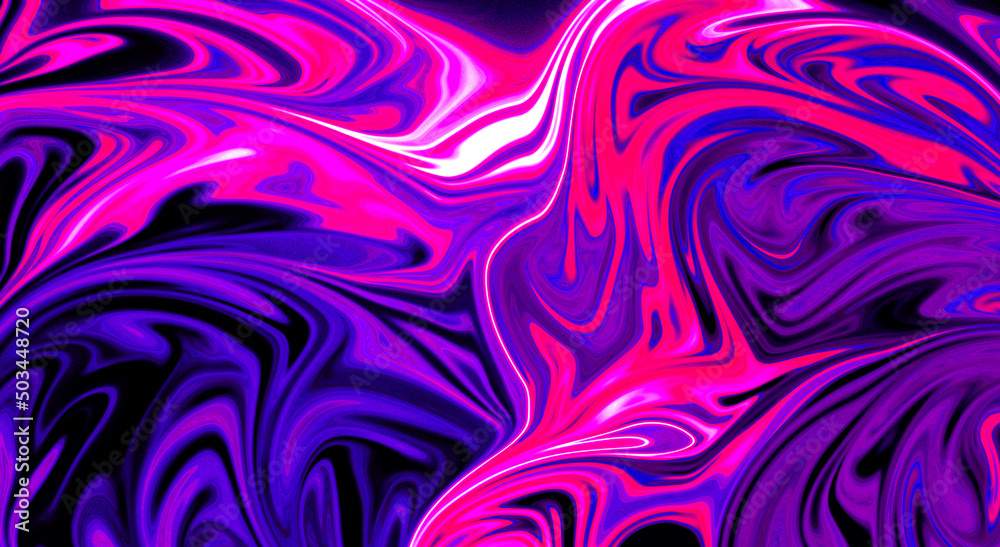 Psychedelic texture, messy colors with the color palette in pink and ...