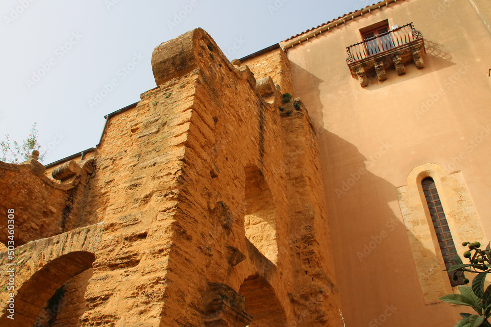 cistercian monastery (santo spirito) in agrigento in sicily (italy ...