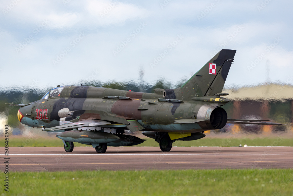 RAF Fairford, Gloucestershire, UK - July 14, 2014: Polish Air Force ...