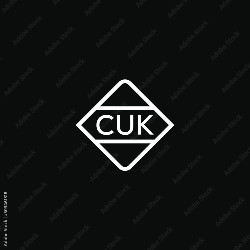 CUK letter design for logo and icon.CUK monogram logo.vector ...