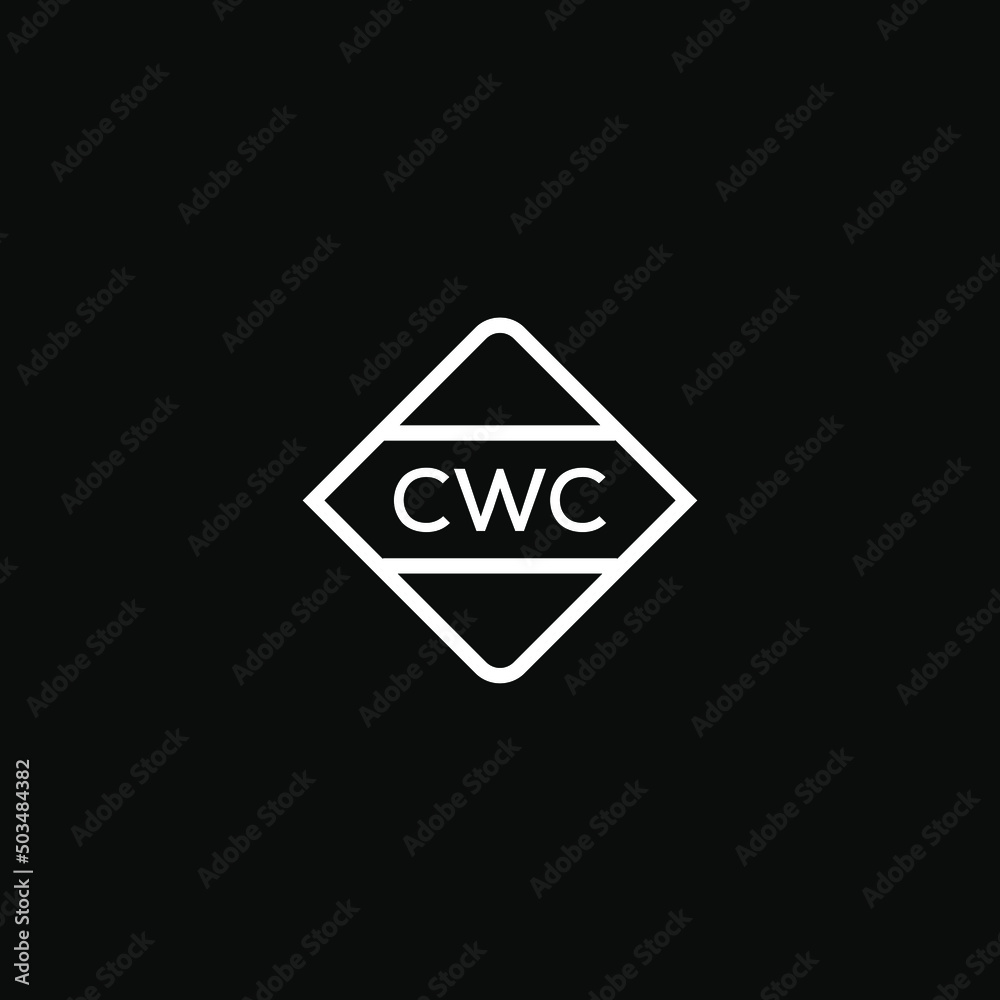 CWC letter design for logo and icon.CWC monogram logo.vector ...