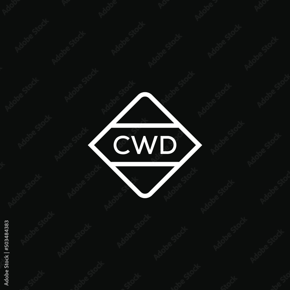CWD letter design for logo and icon.CWD monogram logo.vector ...