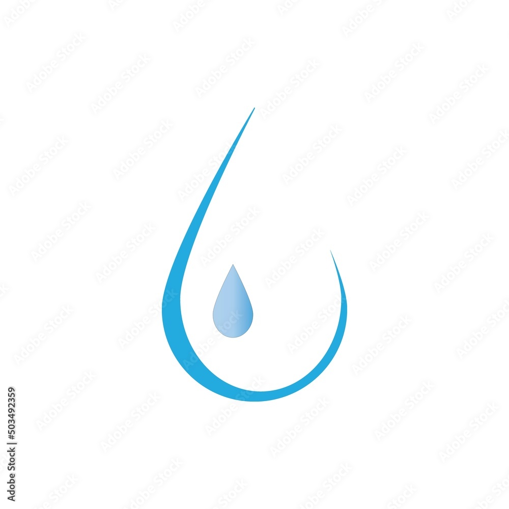 water drops icon logo vector Stock Vector | Adobe Stock