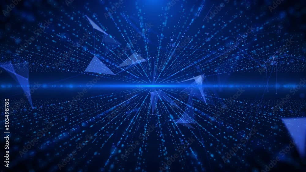 Technology digital binary sampling code network communication. Fly ...