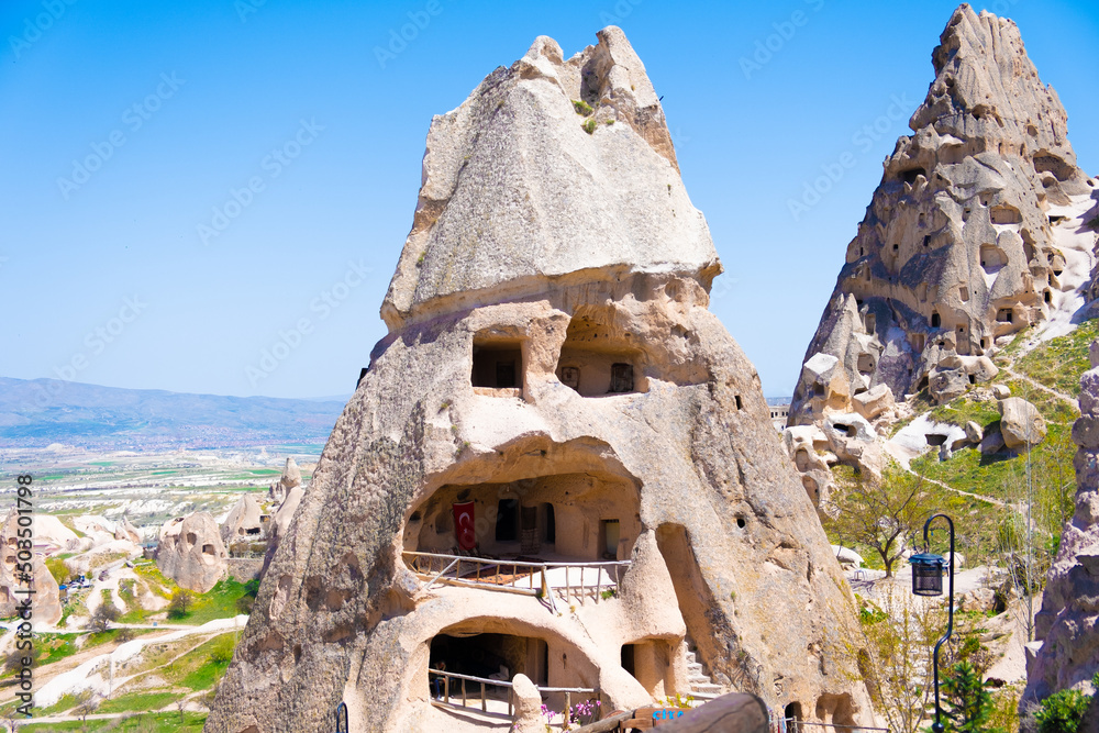 Cappadocia fairy chimneys, Cappadocia fairy chimneys the old castle ...