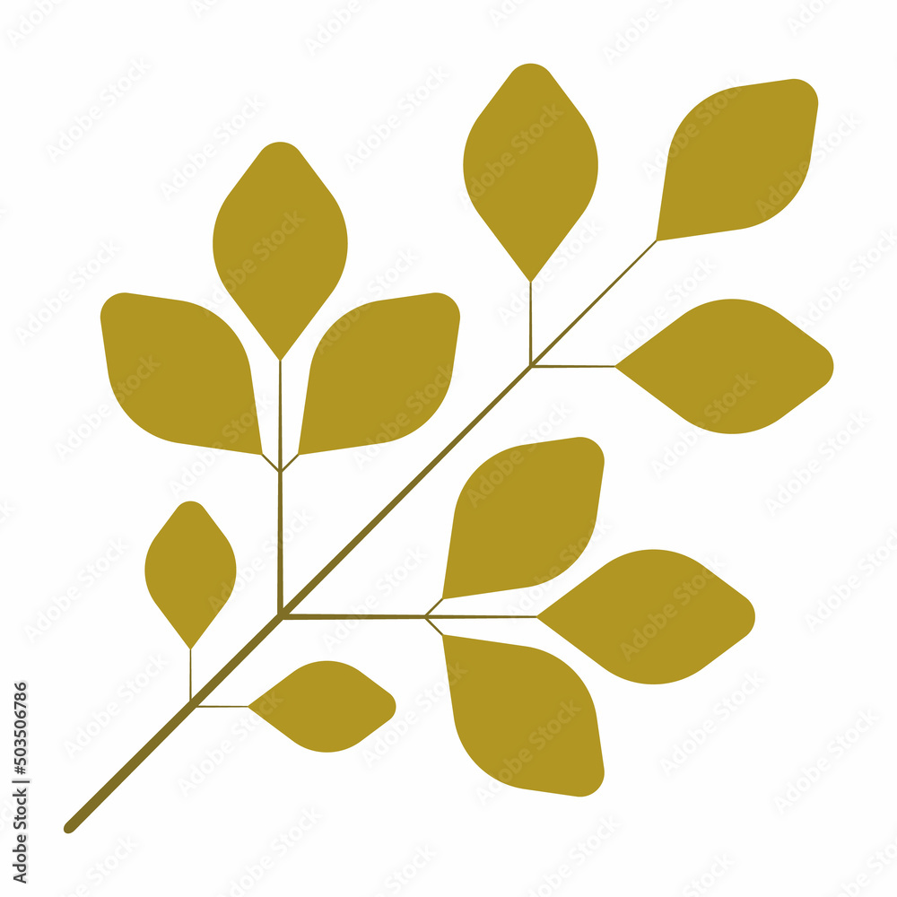 dry twigs isolated on white background Stock Vector | Adobe Stock