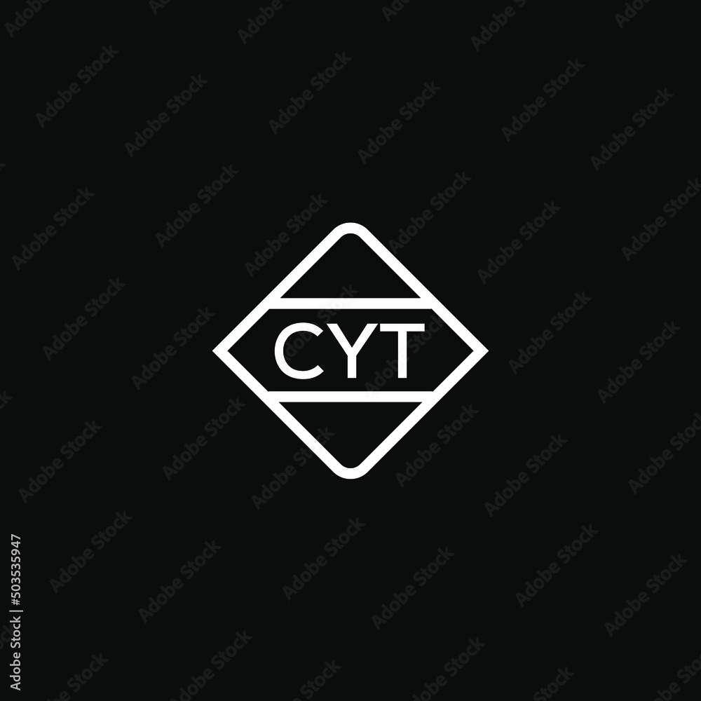 CYT letter design for logo and icon.CYT monogram logo.vector ...
