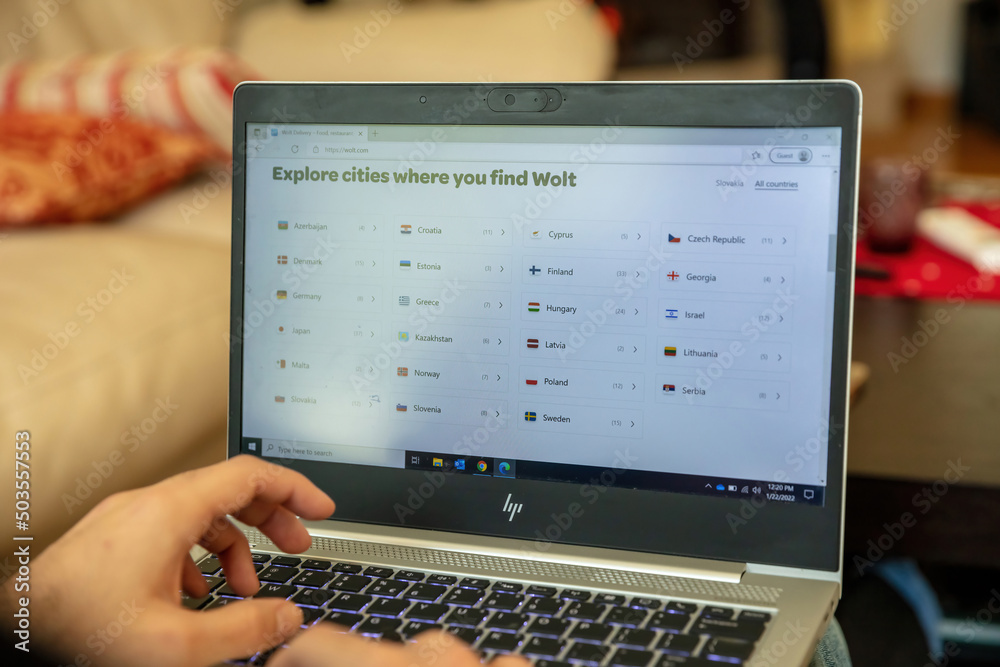 WOLT DELIVERY App, online food ordering and delivery service food ...