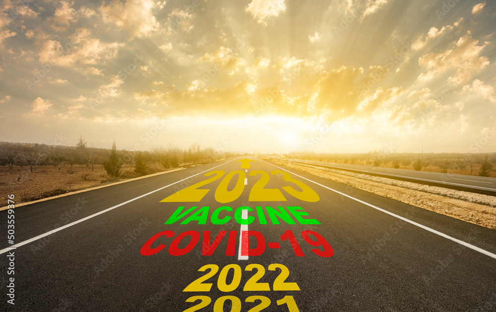 Covid-19 process calendar. Emphasis on transition from 2021 to 2023 and ...