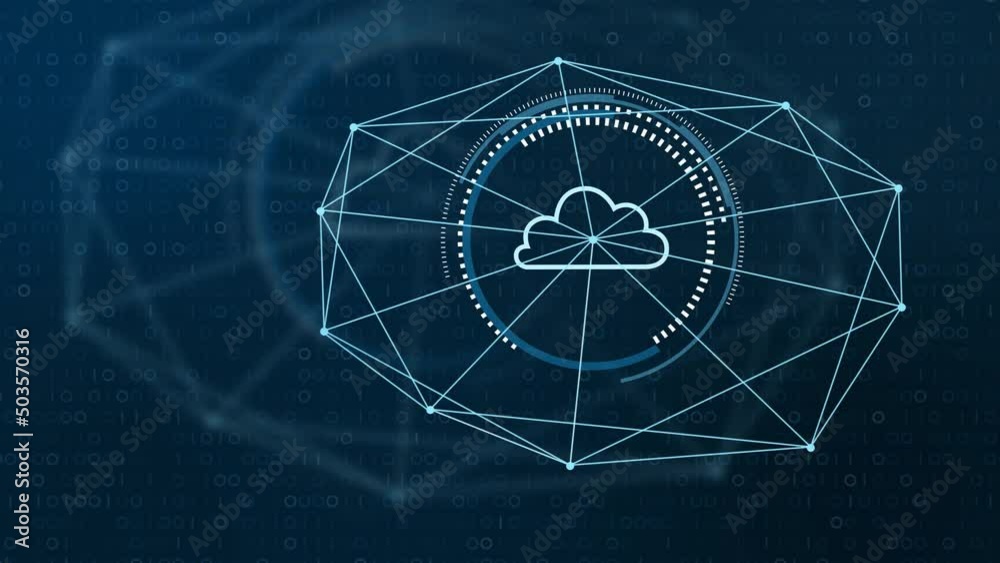 Cloud computing, Global Network - Futuristic blue cloud with pixel ... Cloud computing, Global Network - Futuristic blue cloud with pixel ...
