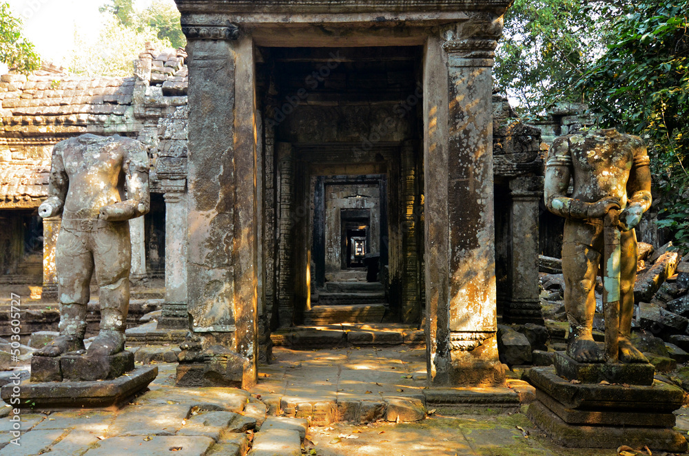 Cambodia, ANGKOR Temple complex, Preah Khan temple (Preah Khan ...