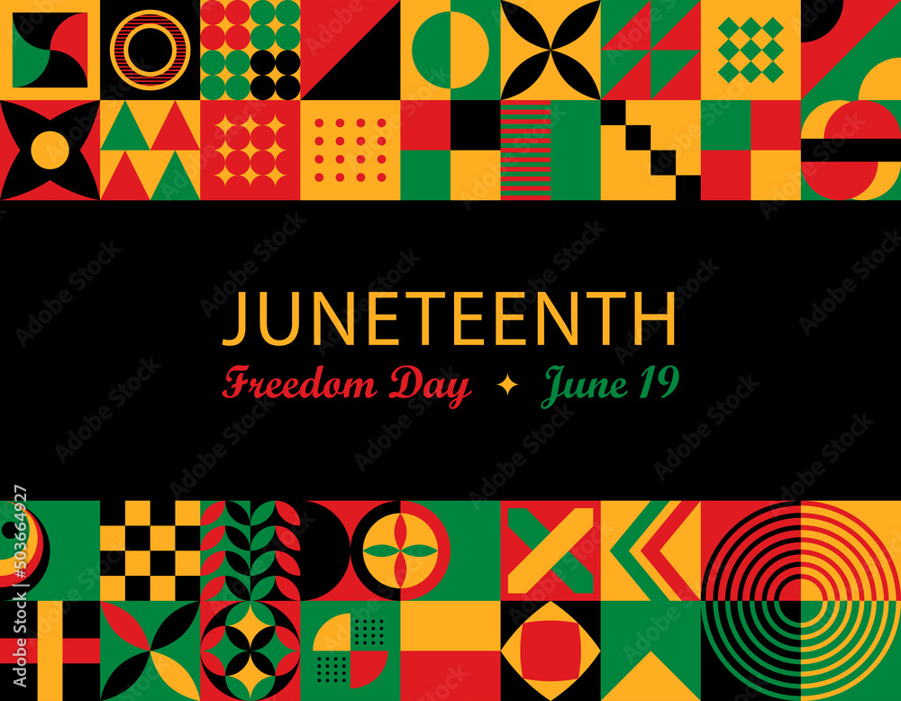 Juneteenth Independence Day Background. Black History Month. Freedom or ...