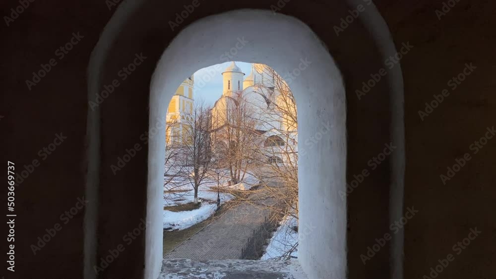 Churches and temples in Spaso-Prilutsky Monastery. Zoom out view ...