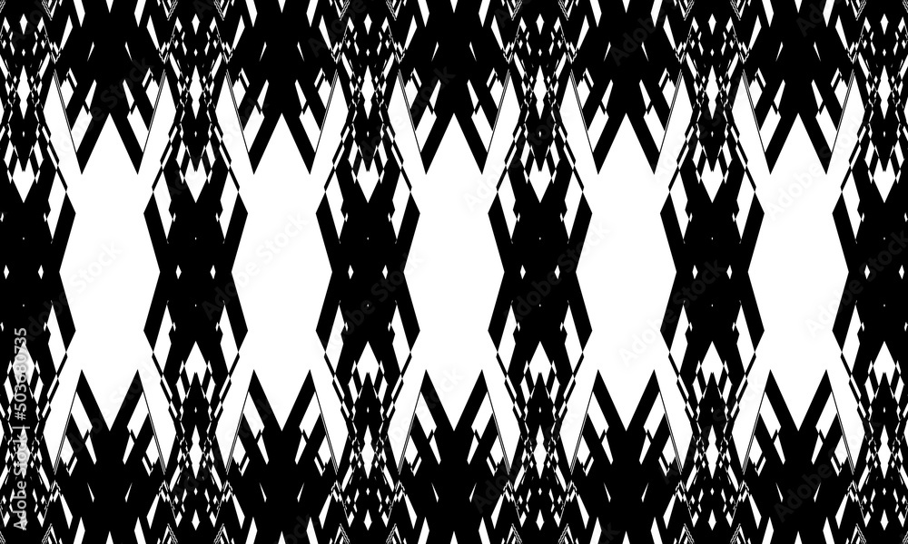 mystical and mysterious black patterns in the style of op art on a ...